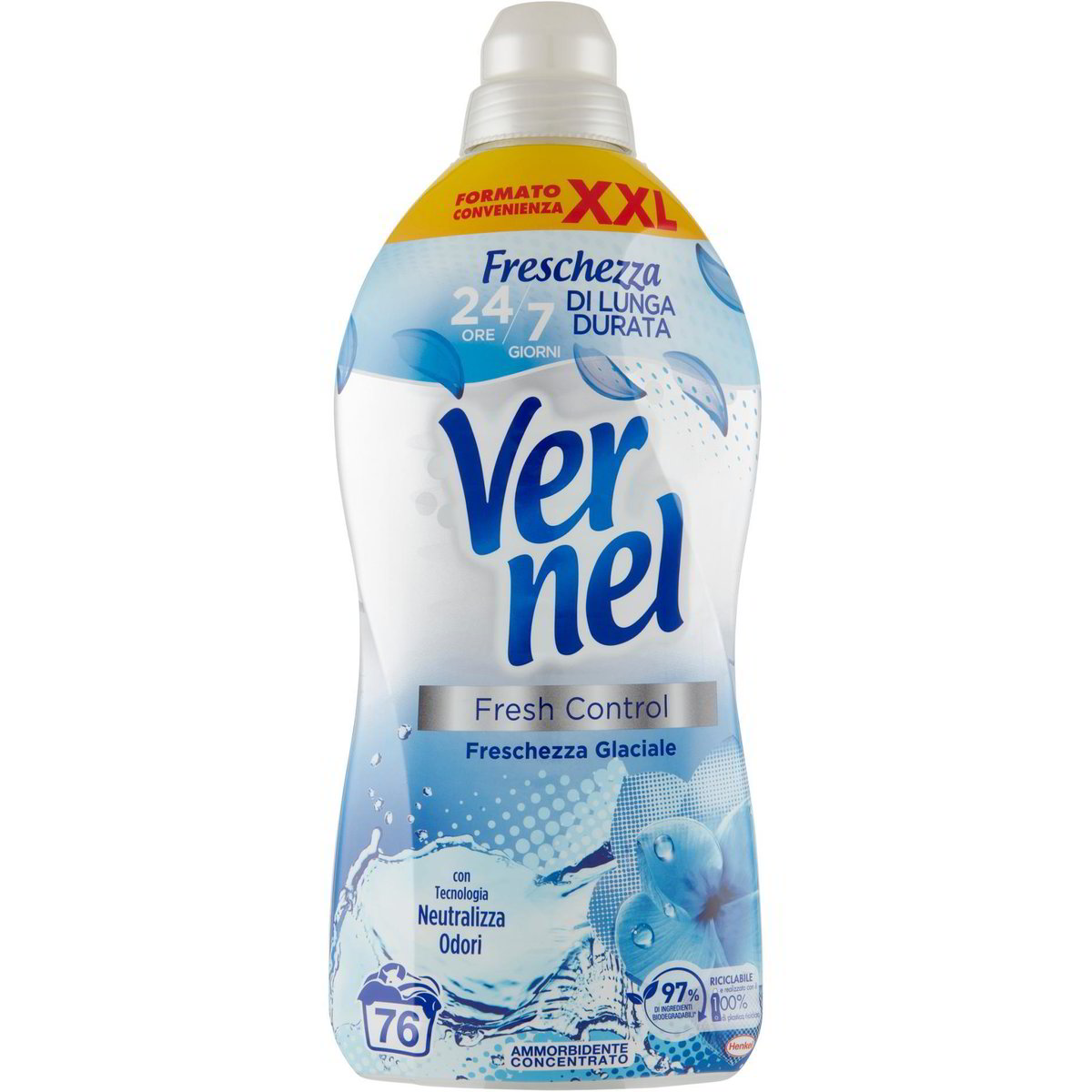 Ammorbidente concentrato freschezza glaciale VERNEL 1900 ML - Coop Shop