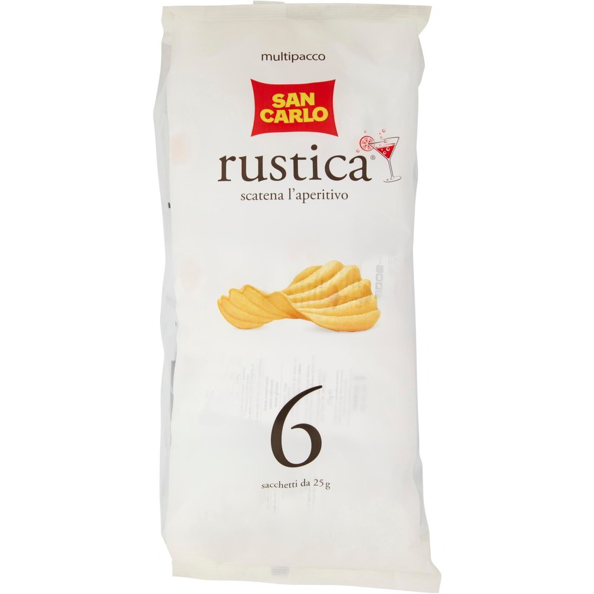Patatine rustiche SAN CARLO 6 X 25 G - Coop Shop