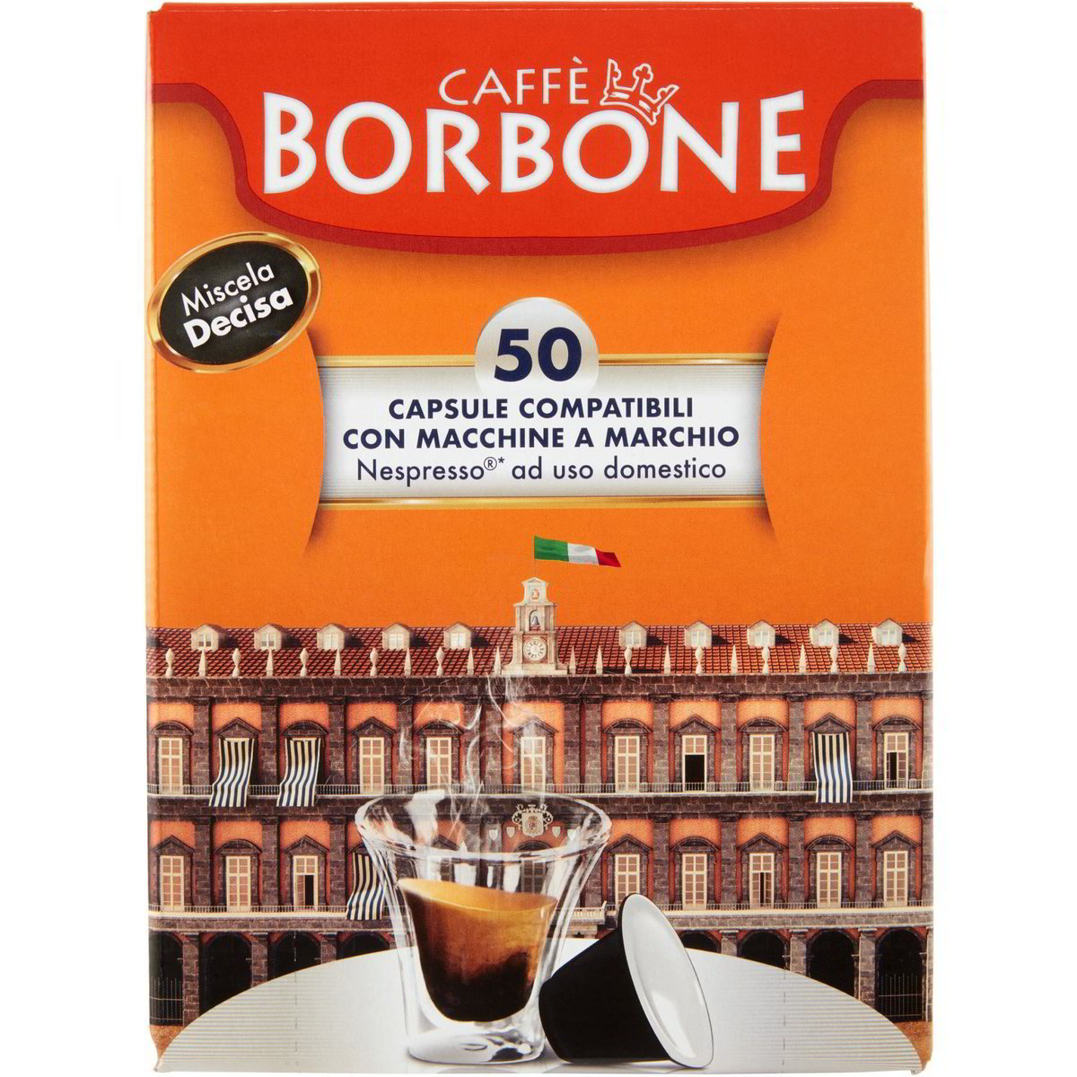 Capsule caffè espresso miscela decisa x50 CAFFÈ BORBONE - NESPRESSO 590 ...