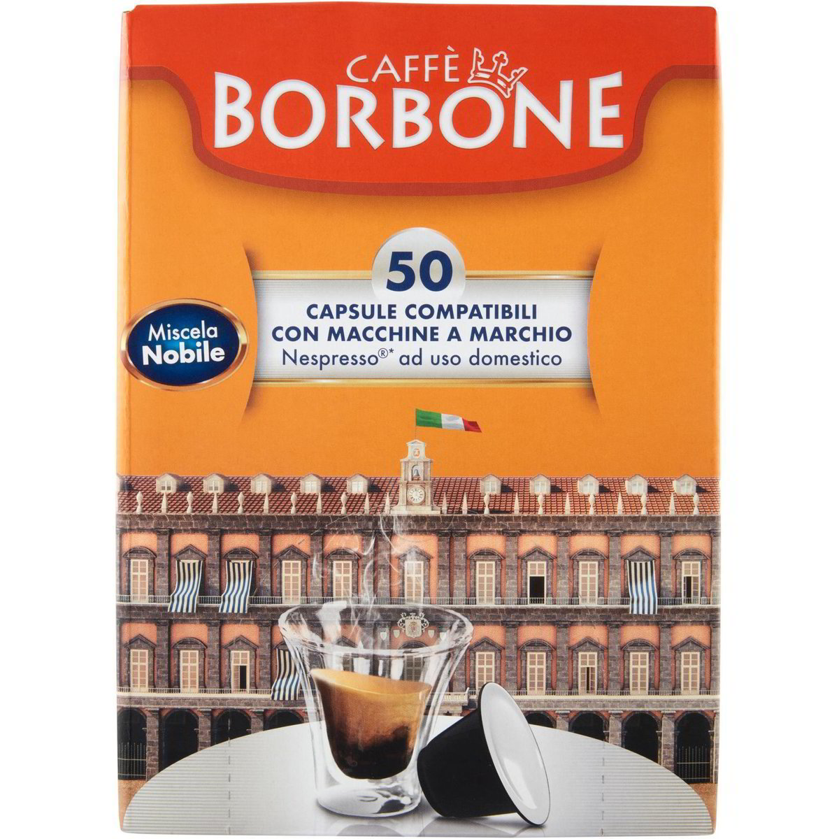 Capsule caffè espresso miscela nobile x50 CAFFÈ BORBONE - NESPRESSO 250 ...