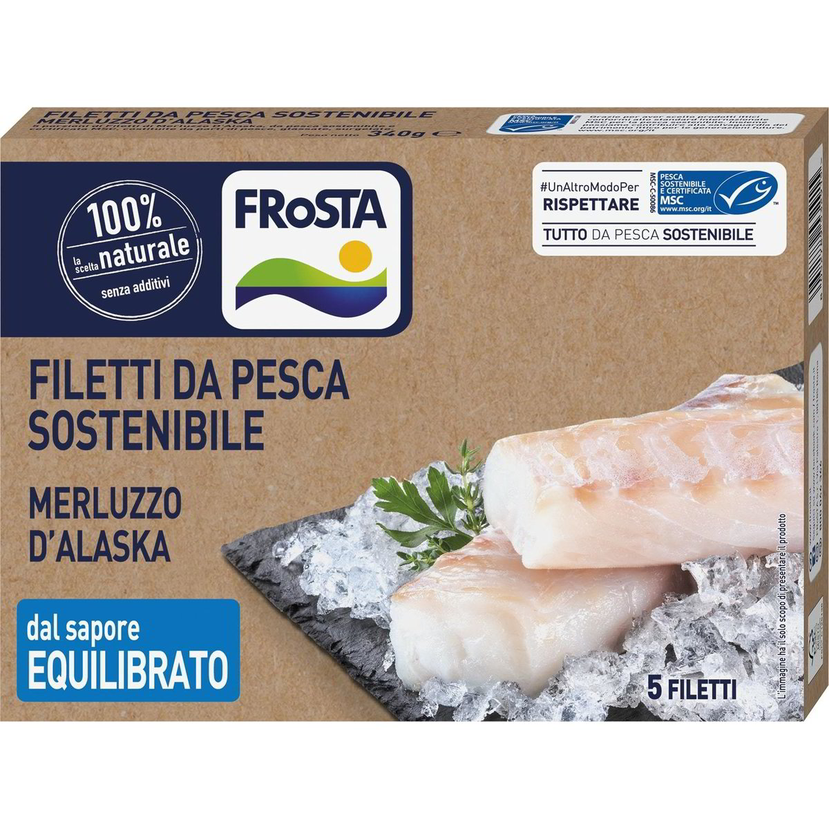 Merluzzo cuori di filetti di merluzzo d'Alaska FROSTA 340 G - Coop Shop