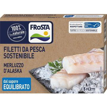 Merluzzo cuori di filetti di merluzzo d'Alaska FROSTA 340 G - Coop Shop