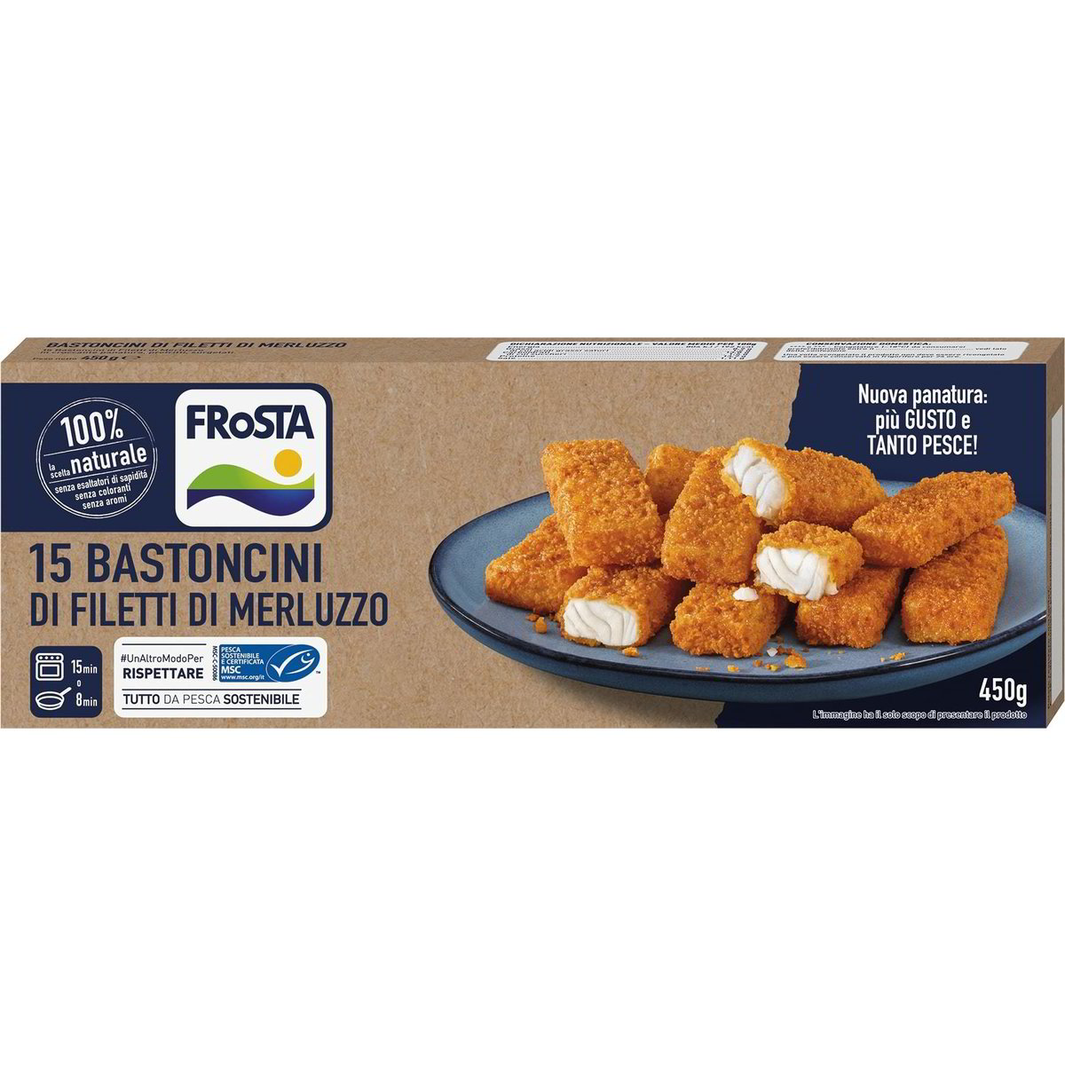 Merluzzo bastoncini di filetto di merluzzo FROSTA 450 G - Coop Shop