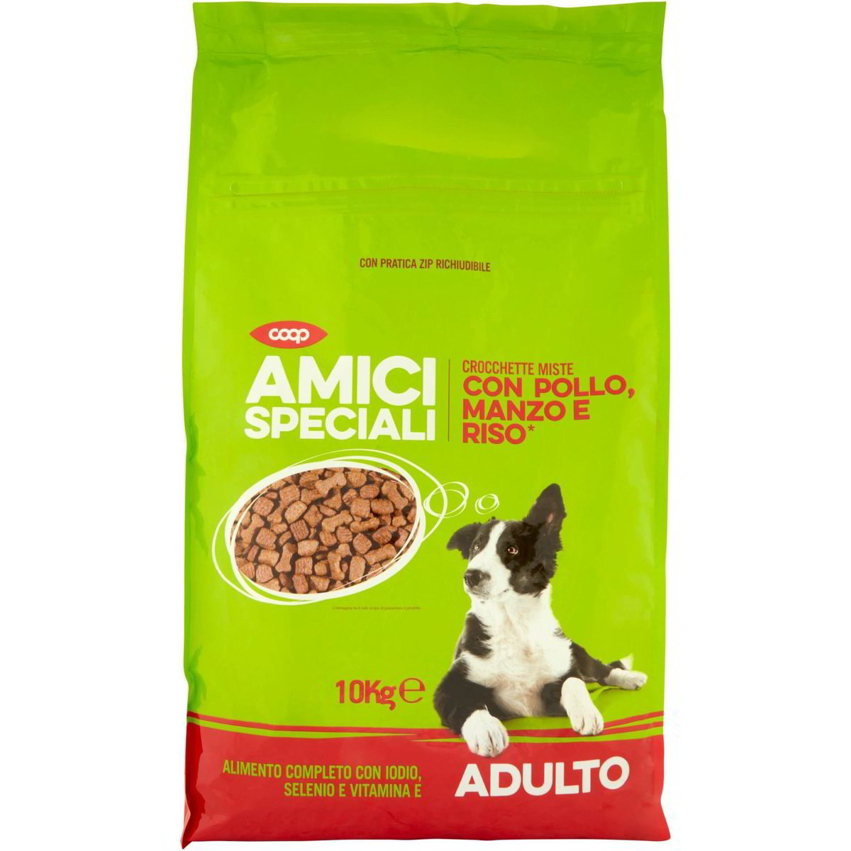 Crocchette per cani adulti pollo/manzo/riso COOP - AMICI SPECIALI 10000 ...