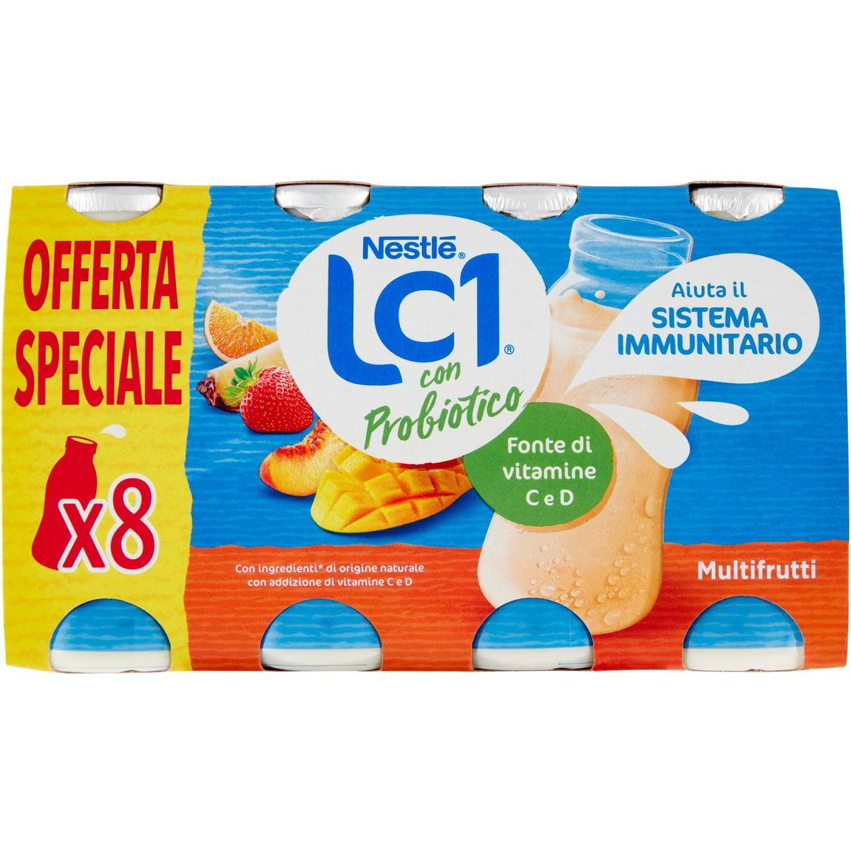 Yogurt probiotico lc1 multifrutti NESTLÈ 8 X 90 G - Coop Shop