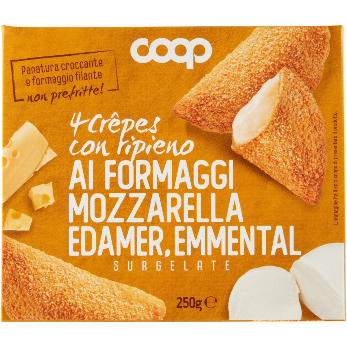 Crepes ai formaggi COOP 4 X 62,5 G - Coop Shop