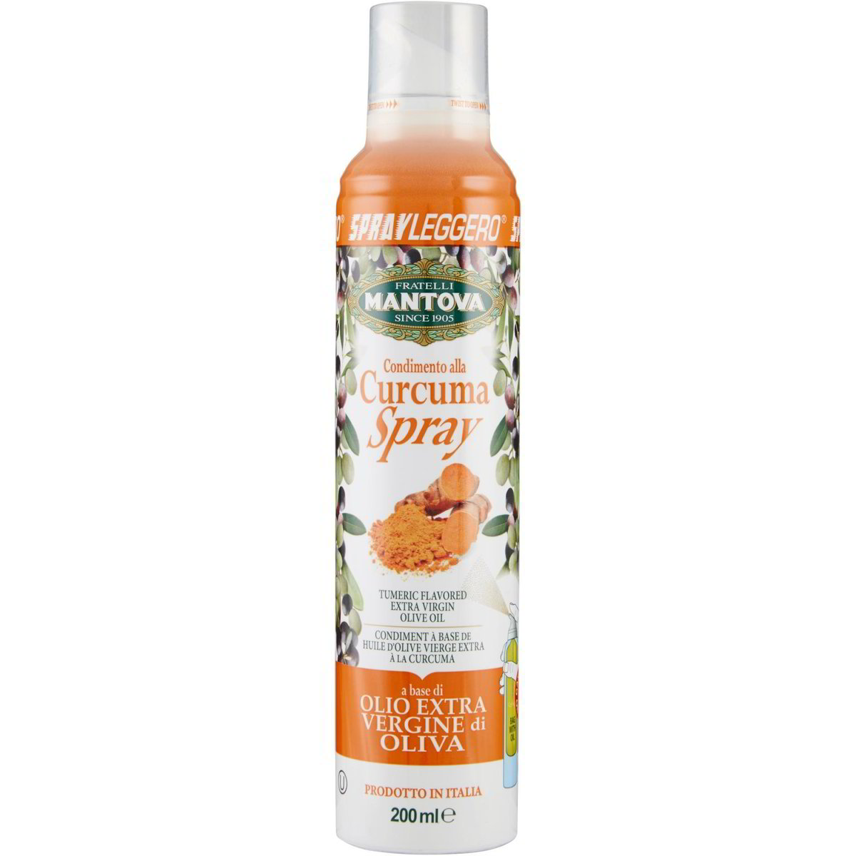 Condimento olio extravergine con curcuma spray FRATELLI MANTOVA SINCE ...
