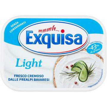 Formaggio spalmabile fresco light EXQUISA 175 G - Coop Shop