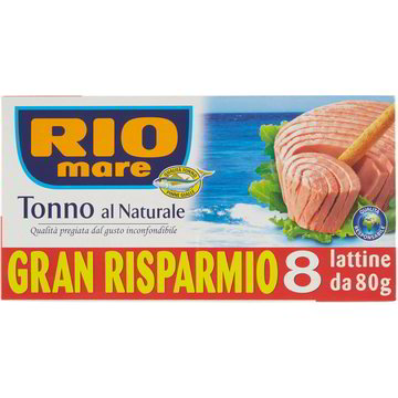 Tonno al naturale RIO MARE 8 X 80 G - Coop Shop