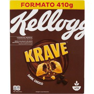 Cereali dark choco krave KELLOGG'S 410 G - Coop Shop