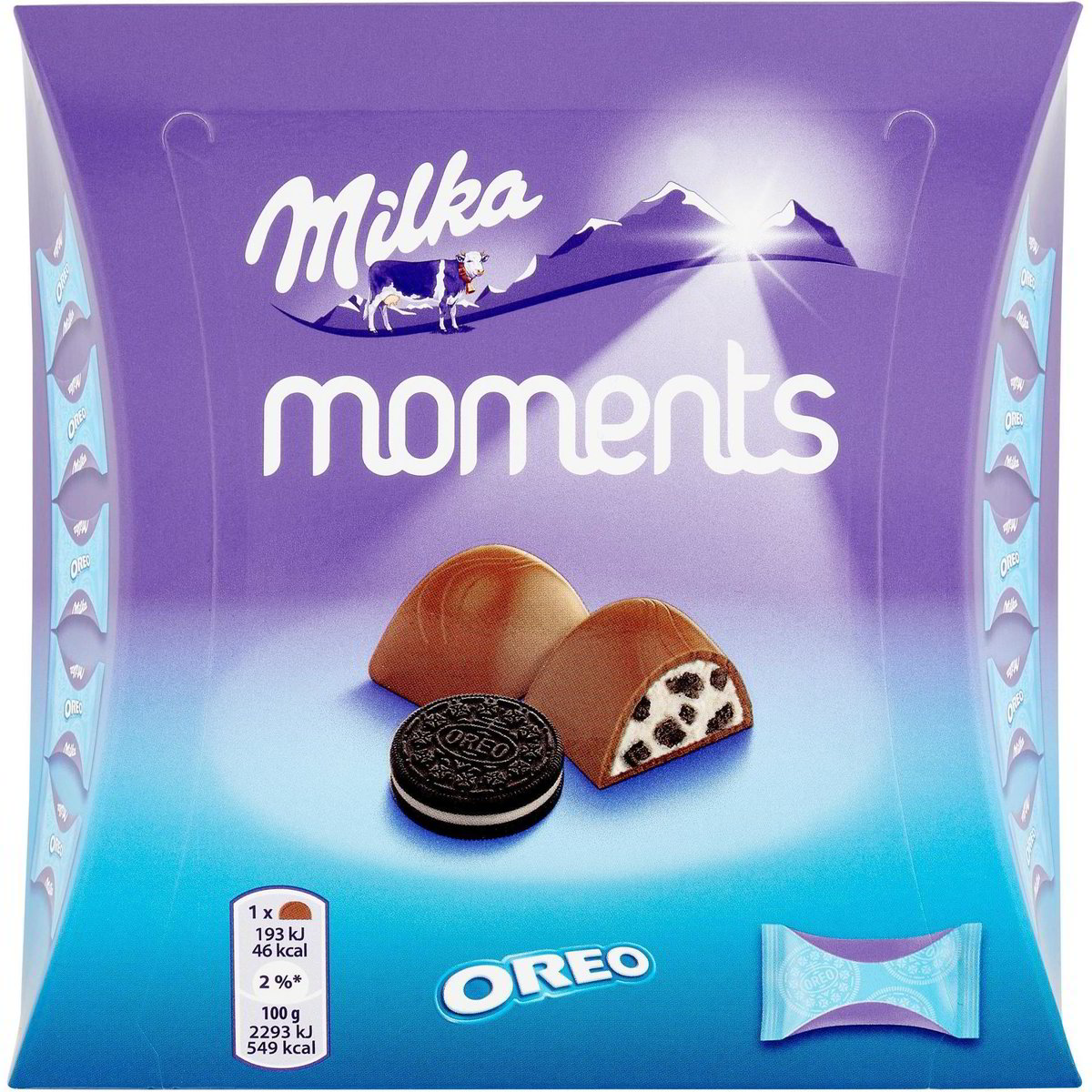 Praline di cioccolato moments oreo MILKA 92 G - Coop Shop
