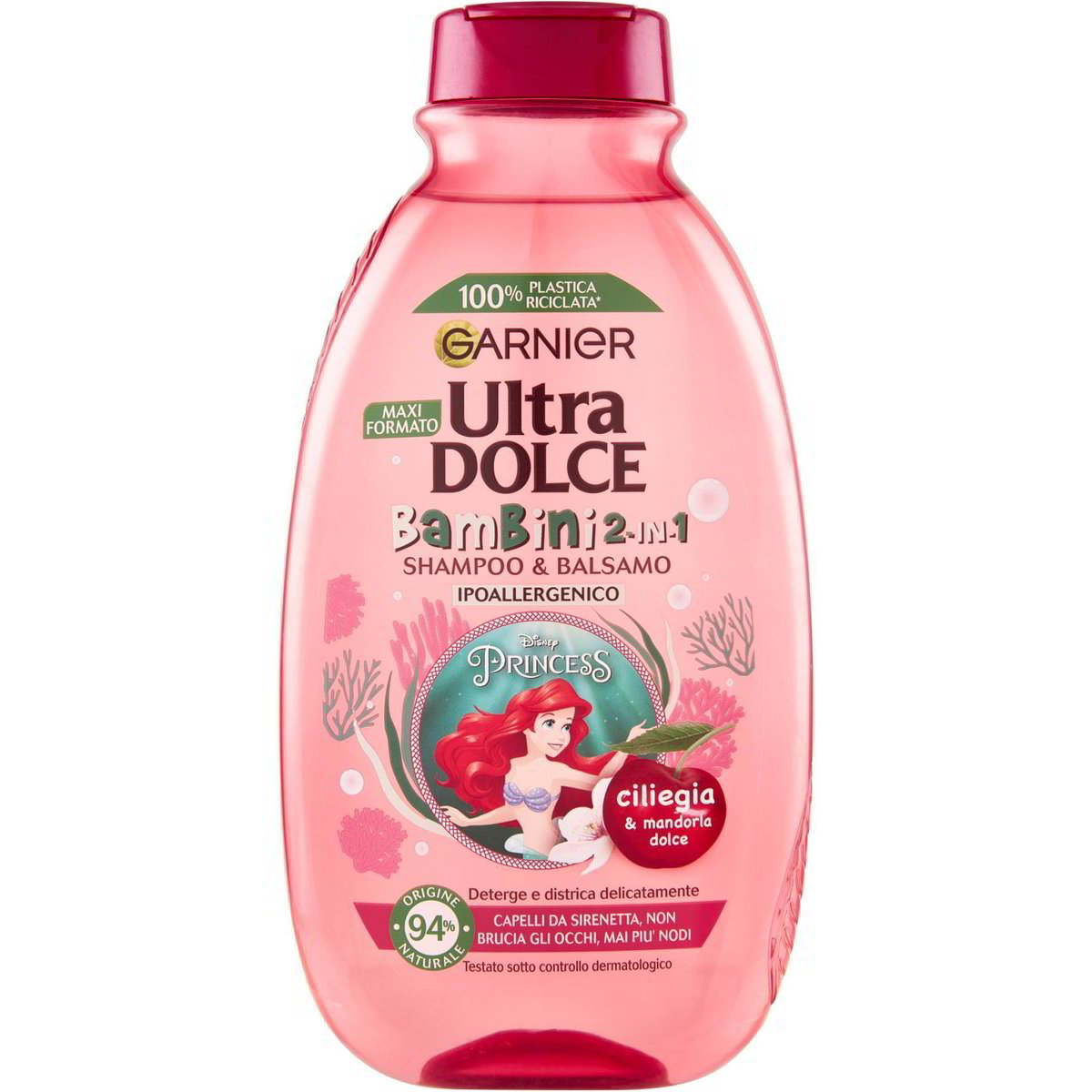 Shampoo kids 2in1 alla ciliegia e mandorla dolce GARNIER ULTRA DOLCE ...