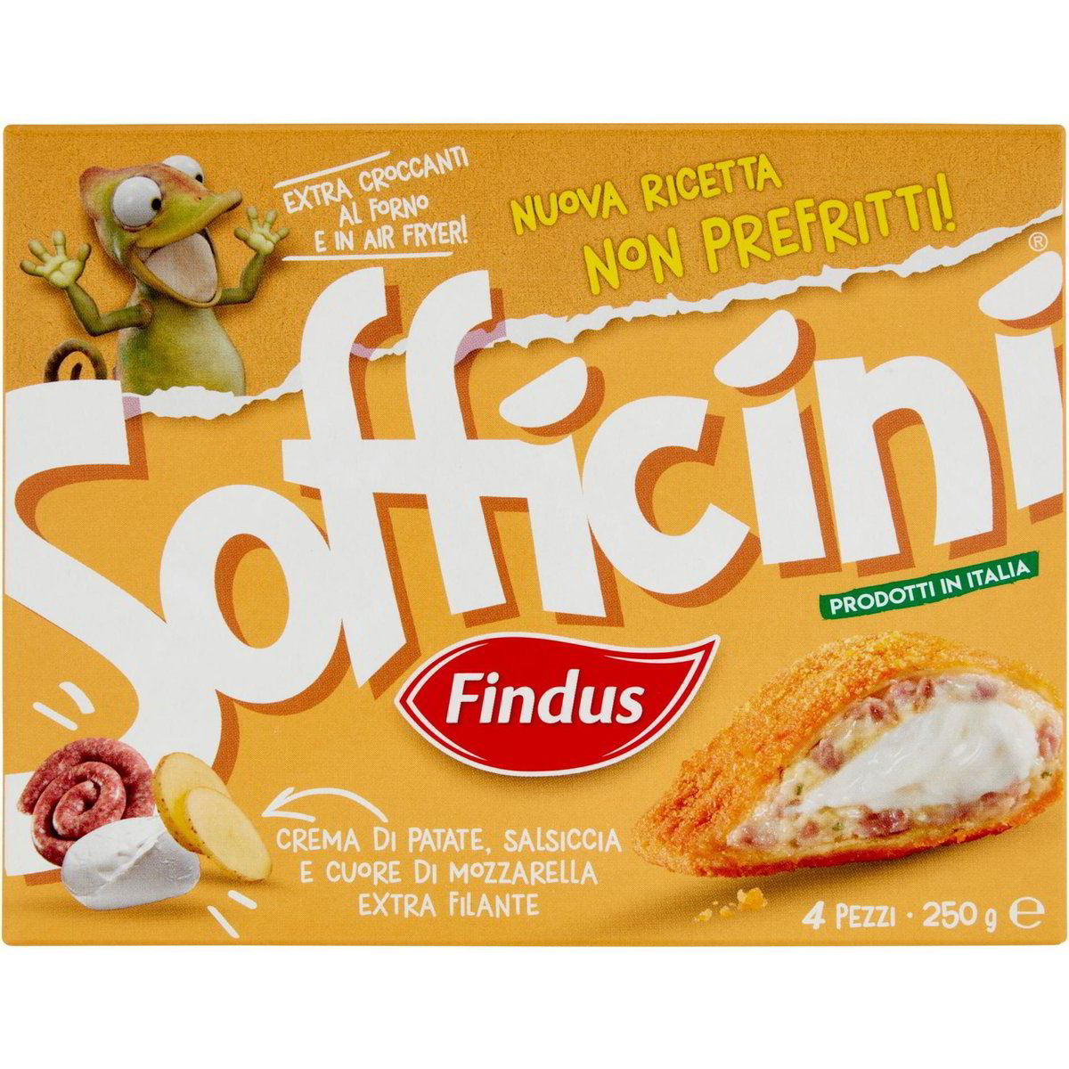 Sofficini salsiccia e patate più e mozzarella x4 FINDUS 250 G - Coop Shop