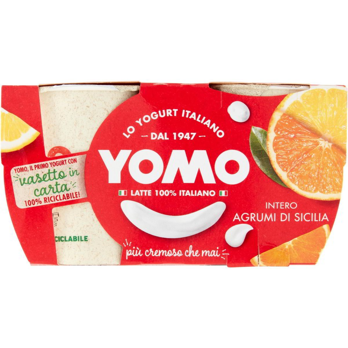 Yogurt intero con agrumi di sicilia YOMO 2 X 125 G - Coop Shop