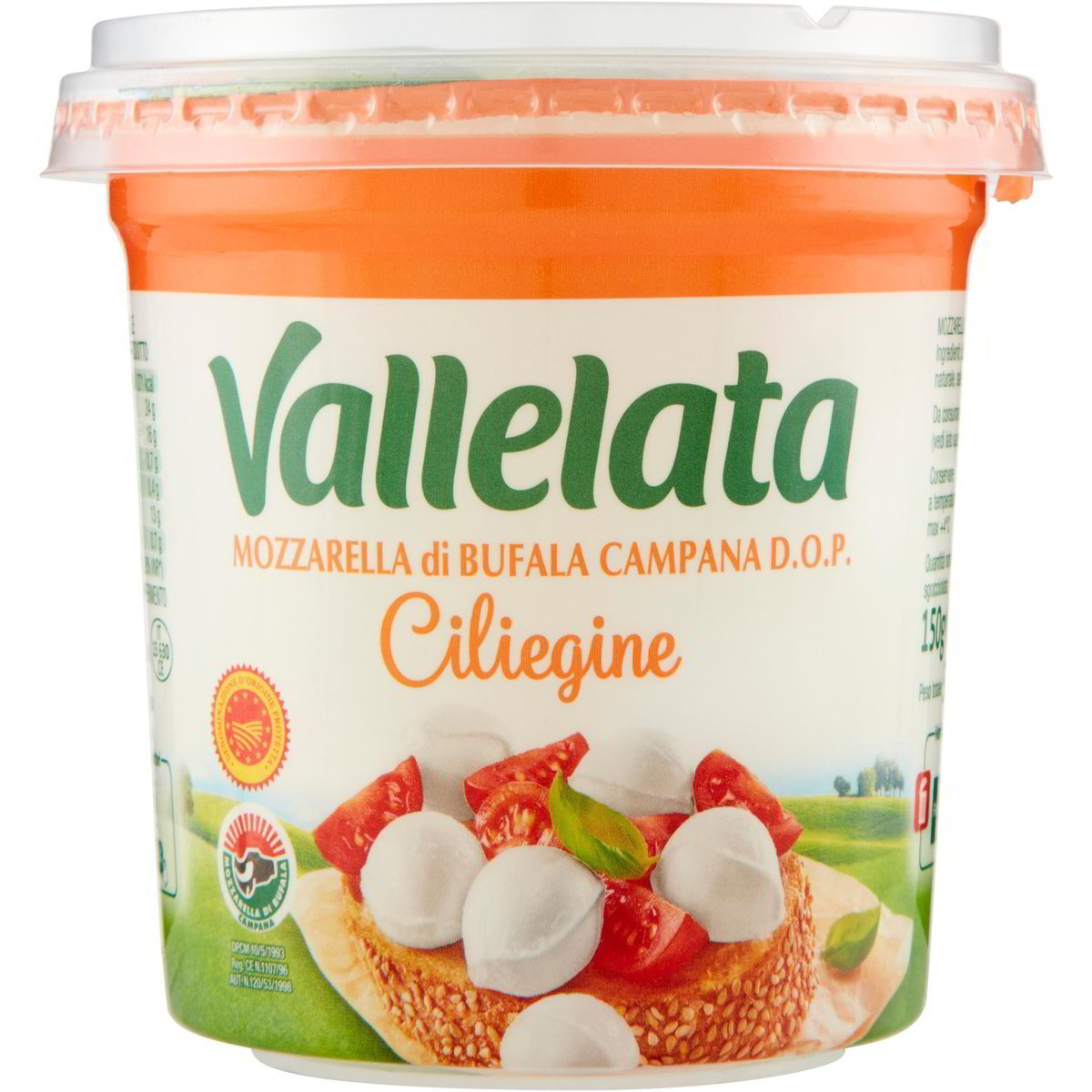 Mozzarella di bufala DOP ciliegine VALLELATA 150 G - Coop Shop