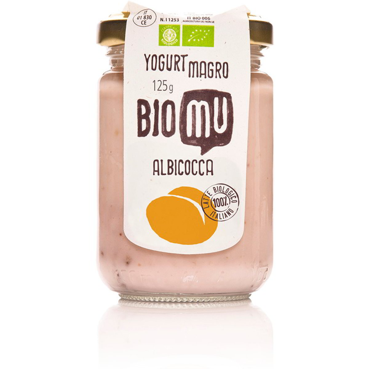 Yogurt magro all'albicocca BIOMU 125 G - Coop Shop