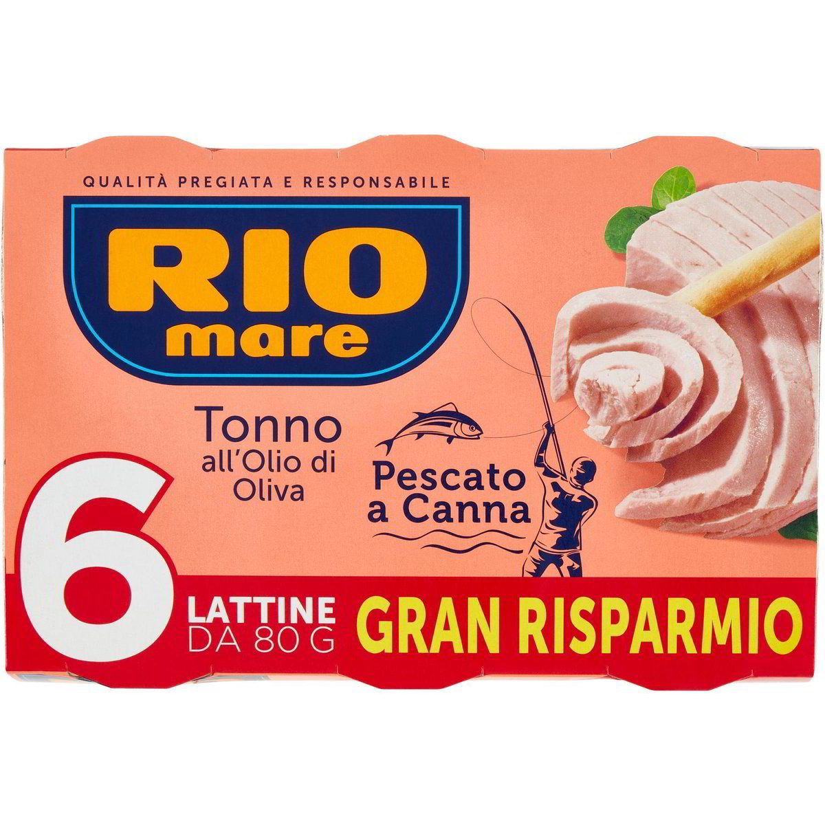 RIO MARE TONNO OLIO P.CAN.80X6 - Coop Shop