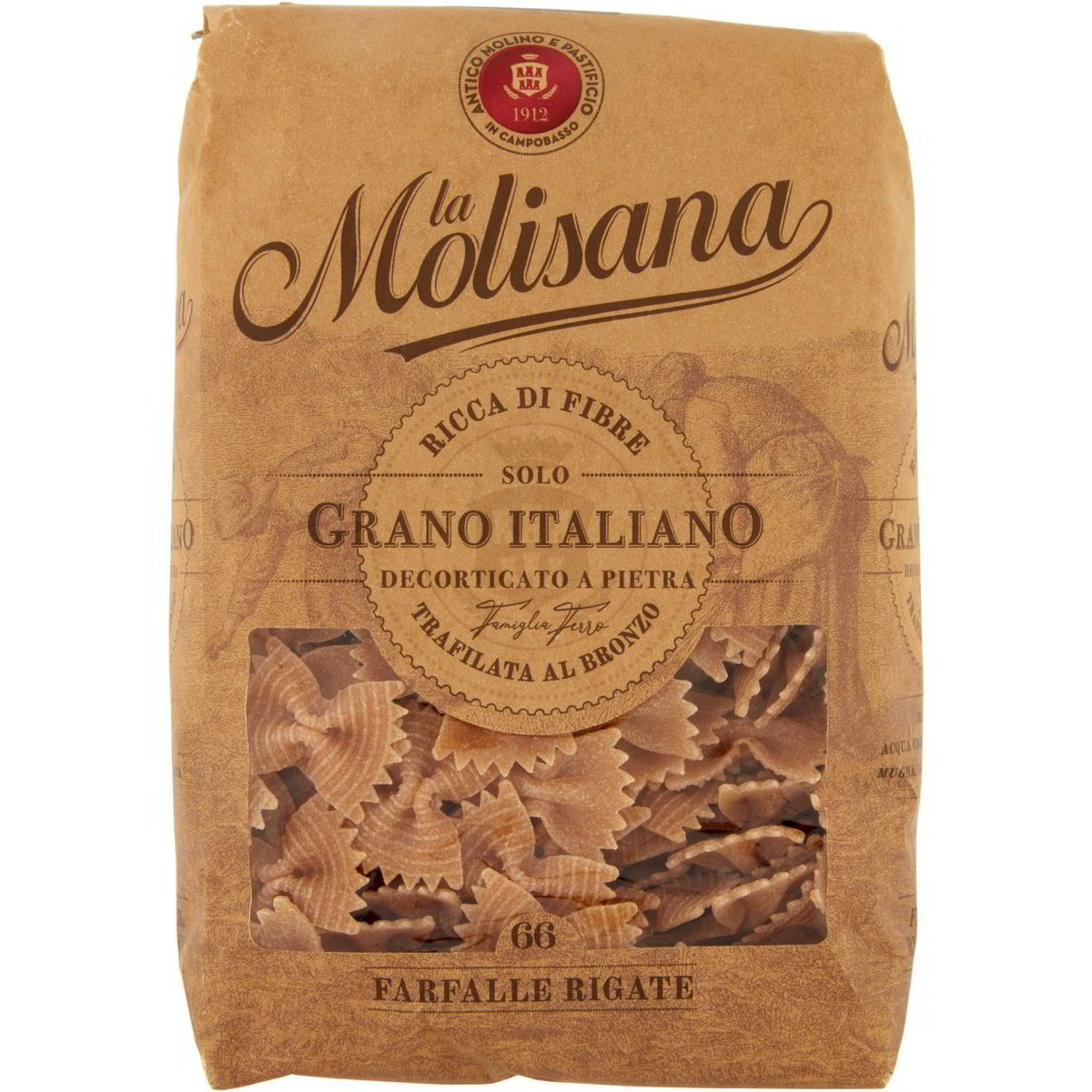 Farfalle rigate integrali n.60 LA MOLISANA 500 G - Coop Shop