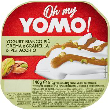 Yogurt bianco con crema e granella di pistacchio YOMO 140 G - Coop Shop