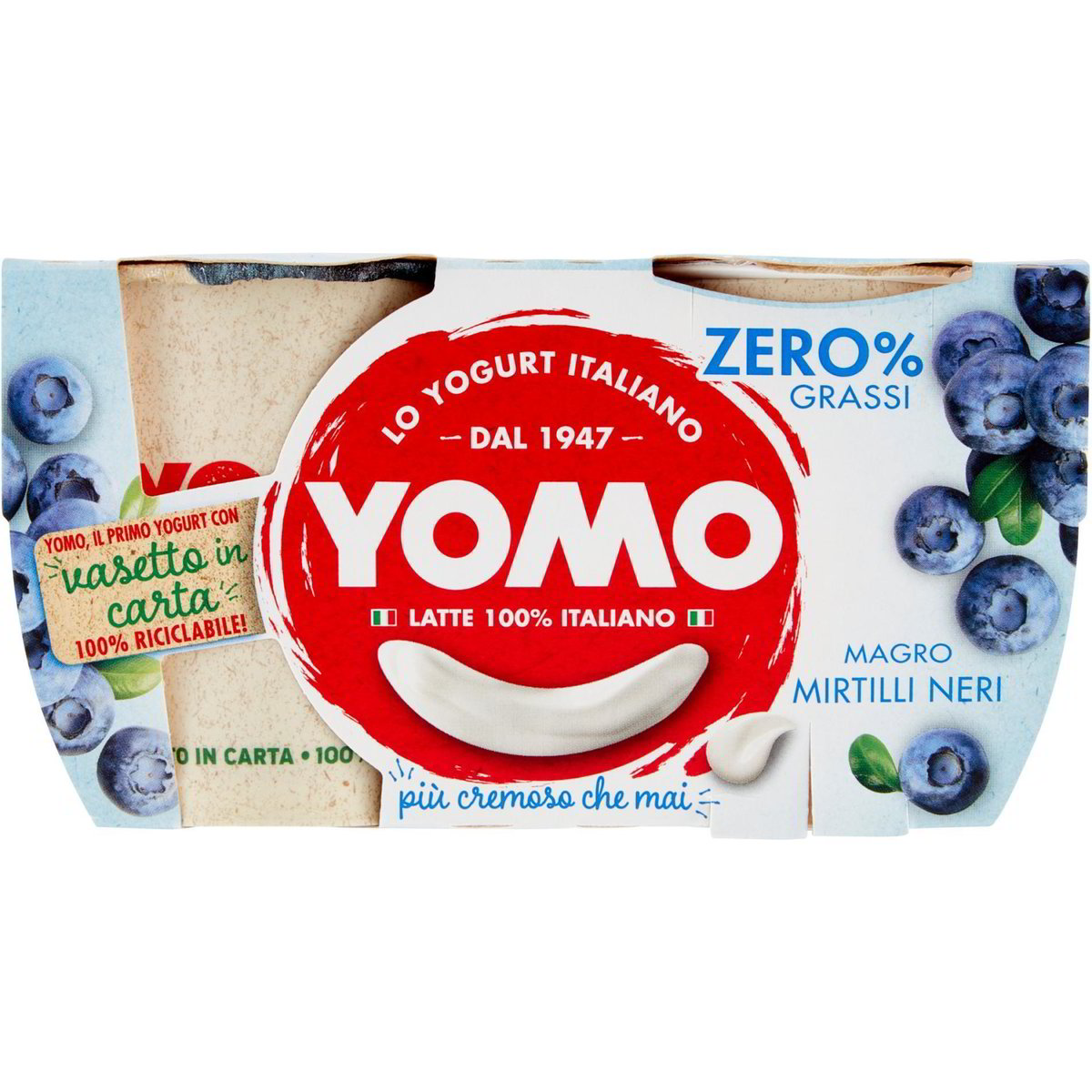 Yogurt magro con mirtilli neri YOMO 2 X 125 G - Coop Shop