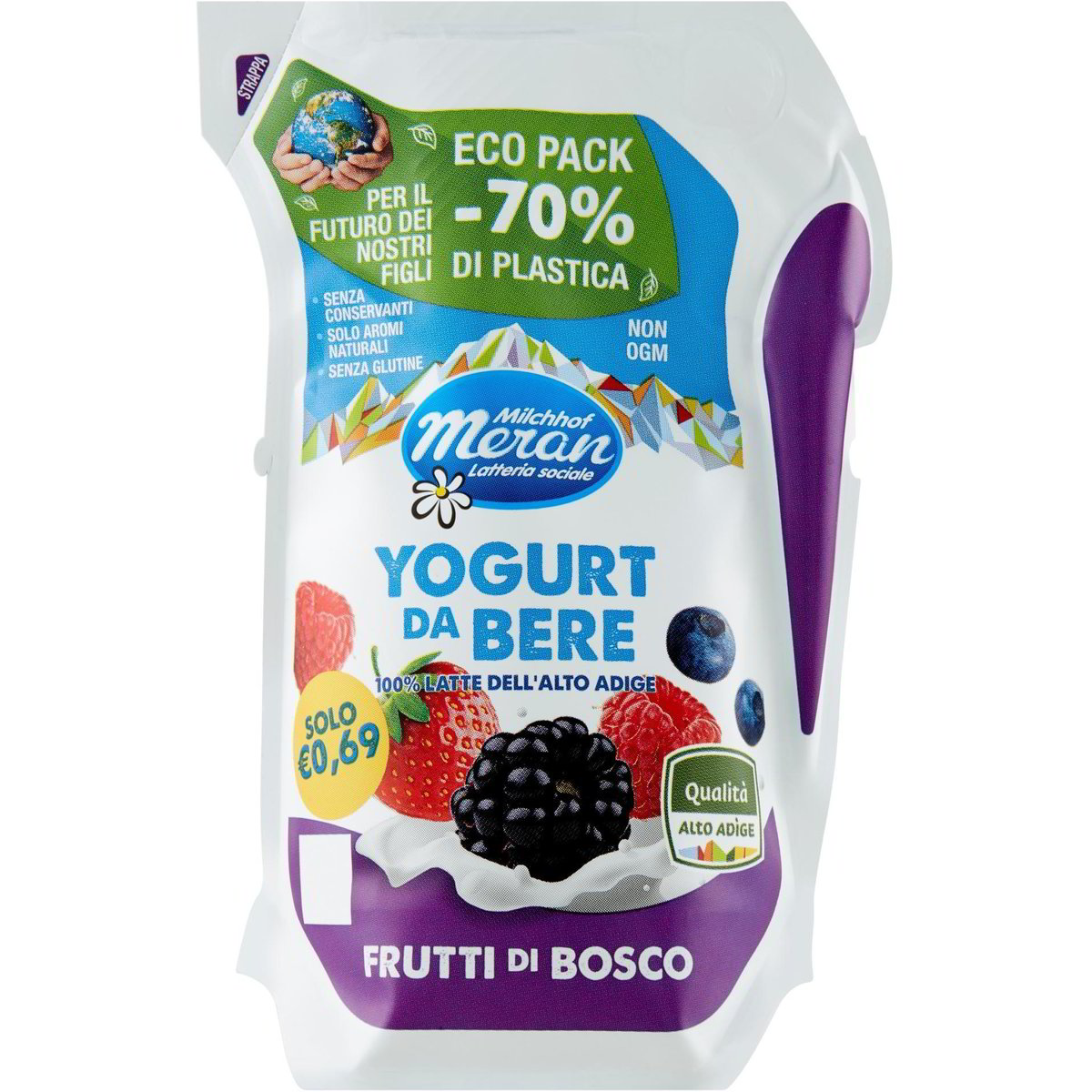 Yogurt da bere ai frutti di bosco LATTERIA MERANO 200 G - Coop Shop