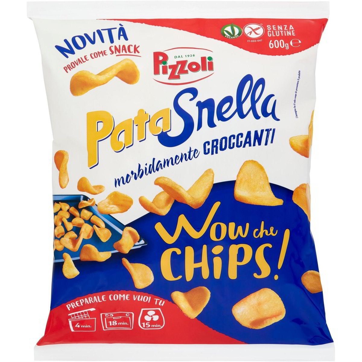 Patatine wow che chips! PIZZOLI 600 G - Coop Shop