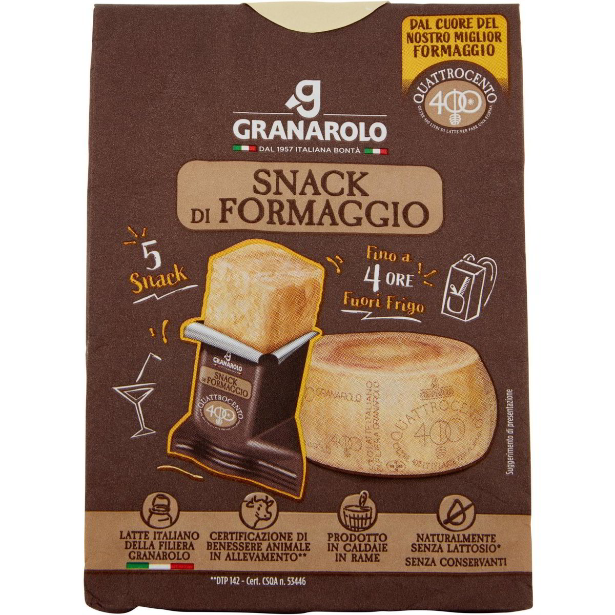 Snack di grana 400 GRANAROLO 5 X 20 G - Coop Shop