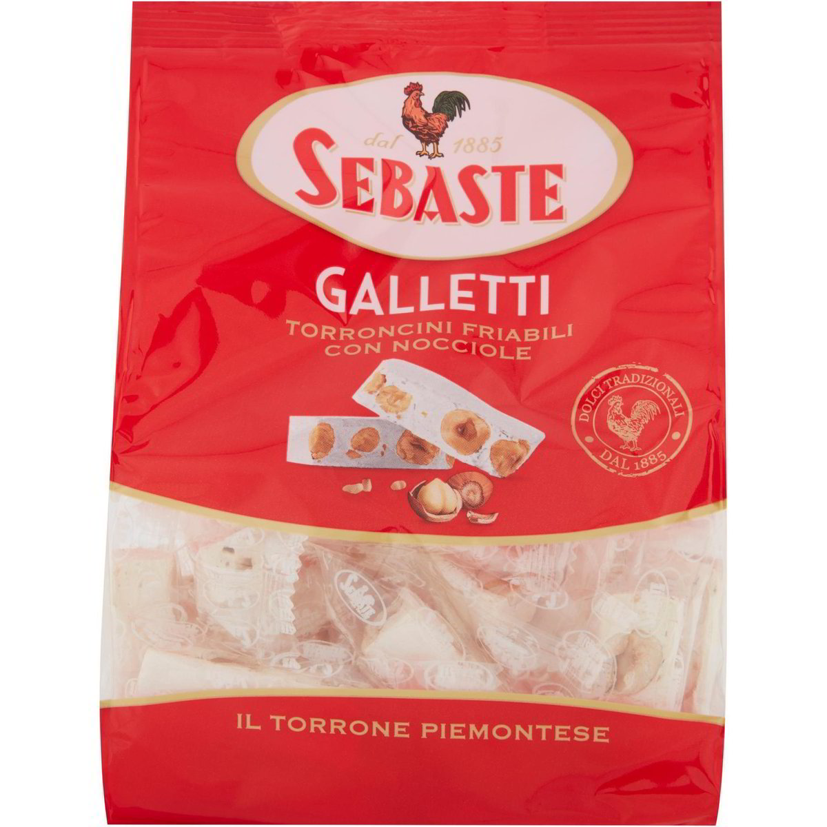 Torroncini friabili con nocciole galletti SEBASTE 180 G - Coop Shop