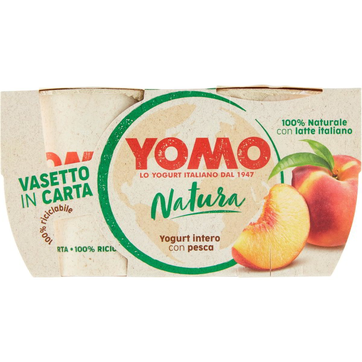 Yogurt intero con pesca YOMO 2 X 125 G - Coop Shop