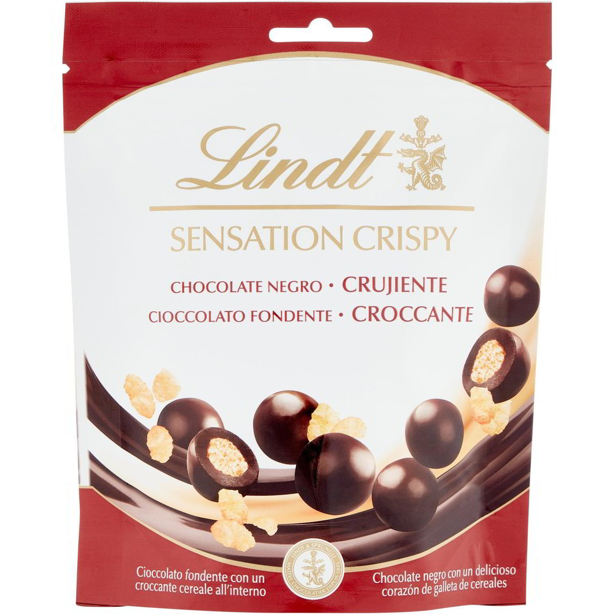 Cioccolatini fondenti sensation crispy LINDT 140 G - Coop Shop