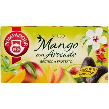 Infuso con mango e avocado x20 POMPADOUR 50 G - Coop Shop