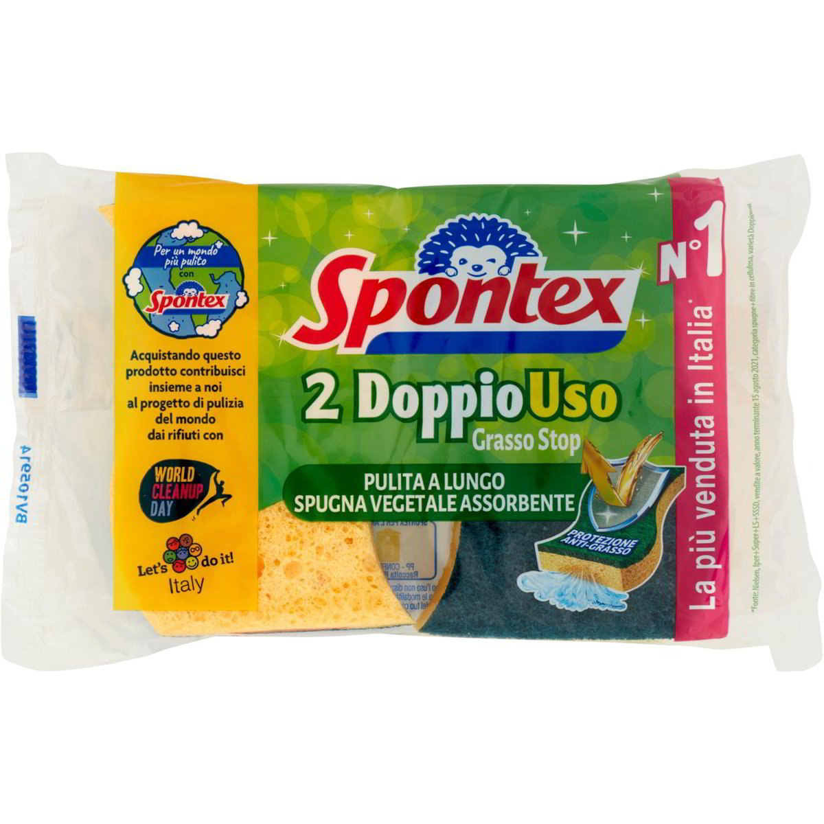 Spugna abrasiva doppiouso x2 SPONTEX 1 PZ - Coop Shop