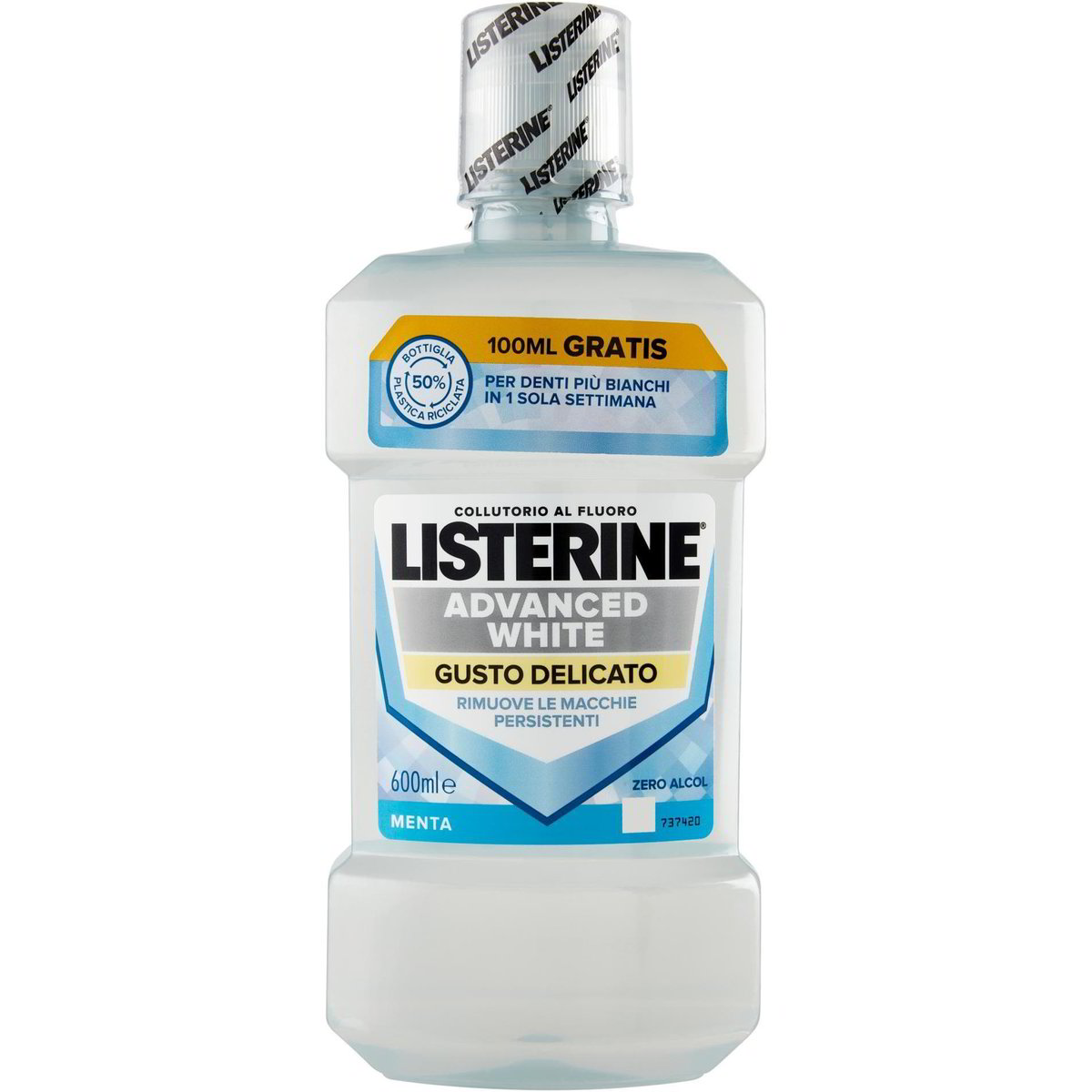 Collutorio advance white gusto delicato LISTERINE 600 ML - Coop Shop