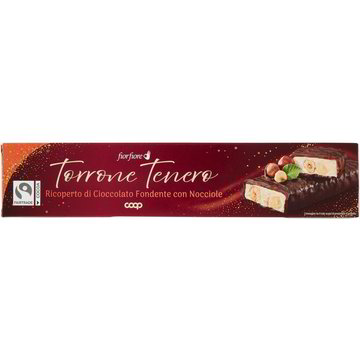 Torrone tenero ricoperto di cioccolato fondente COOP - FIOR FIORE 200 G ...