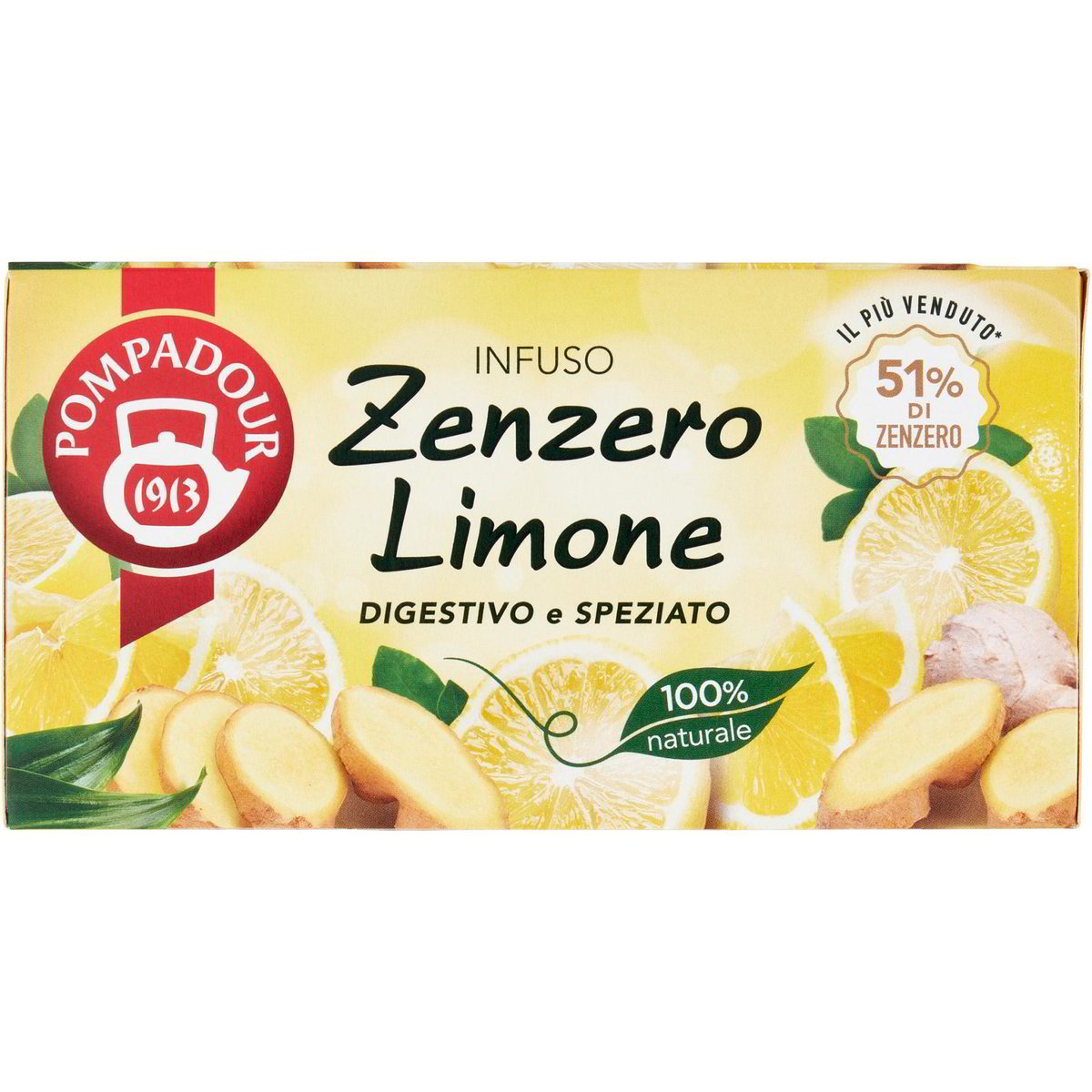 Infuso di zenzero e limone POMPADOUR 20 X 1,8 G - Coop Shop