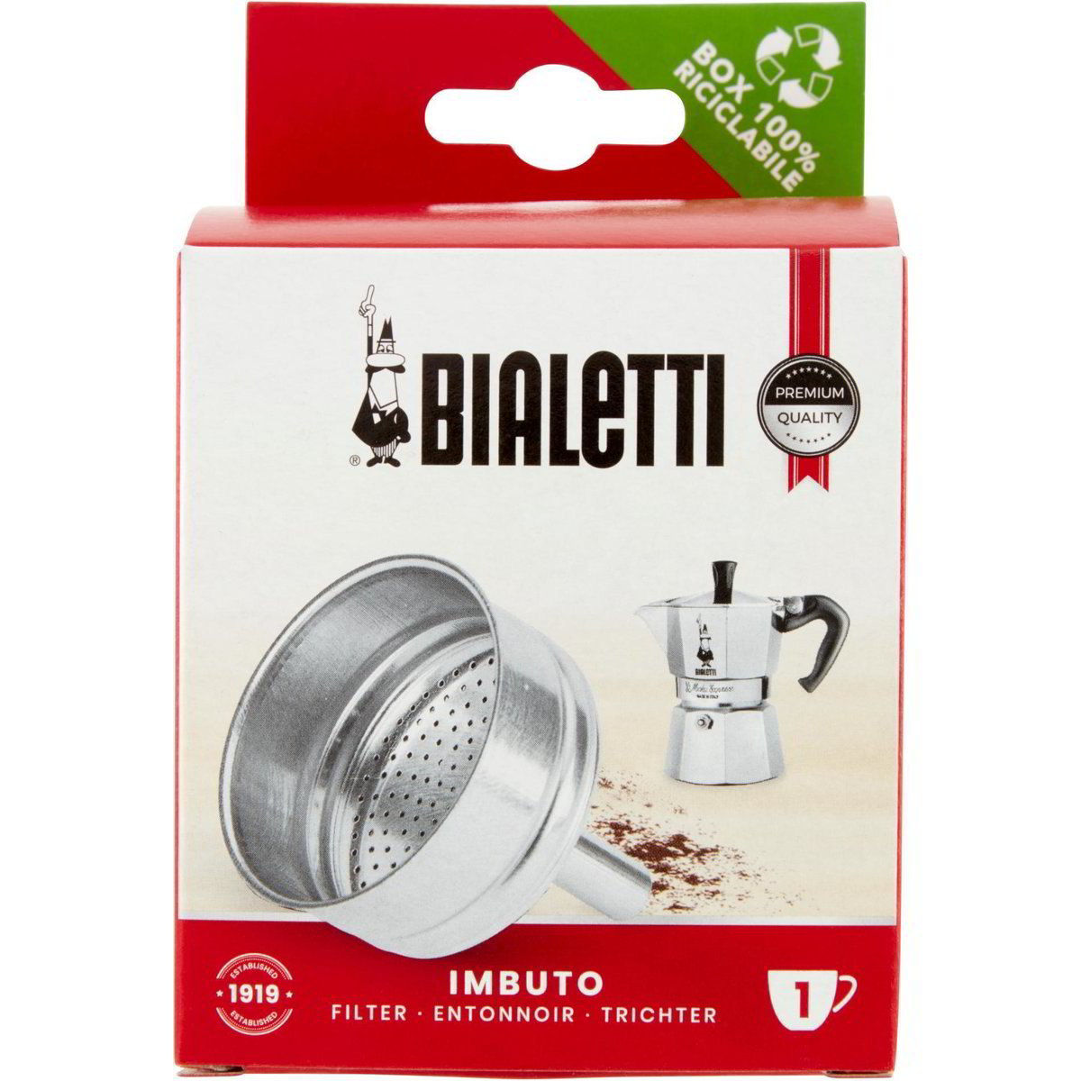 Filtro imbuto per moka 1 tazza BIALETTI 1 PZ - Coop Shop