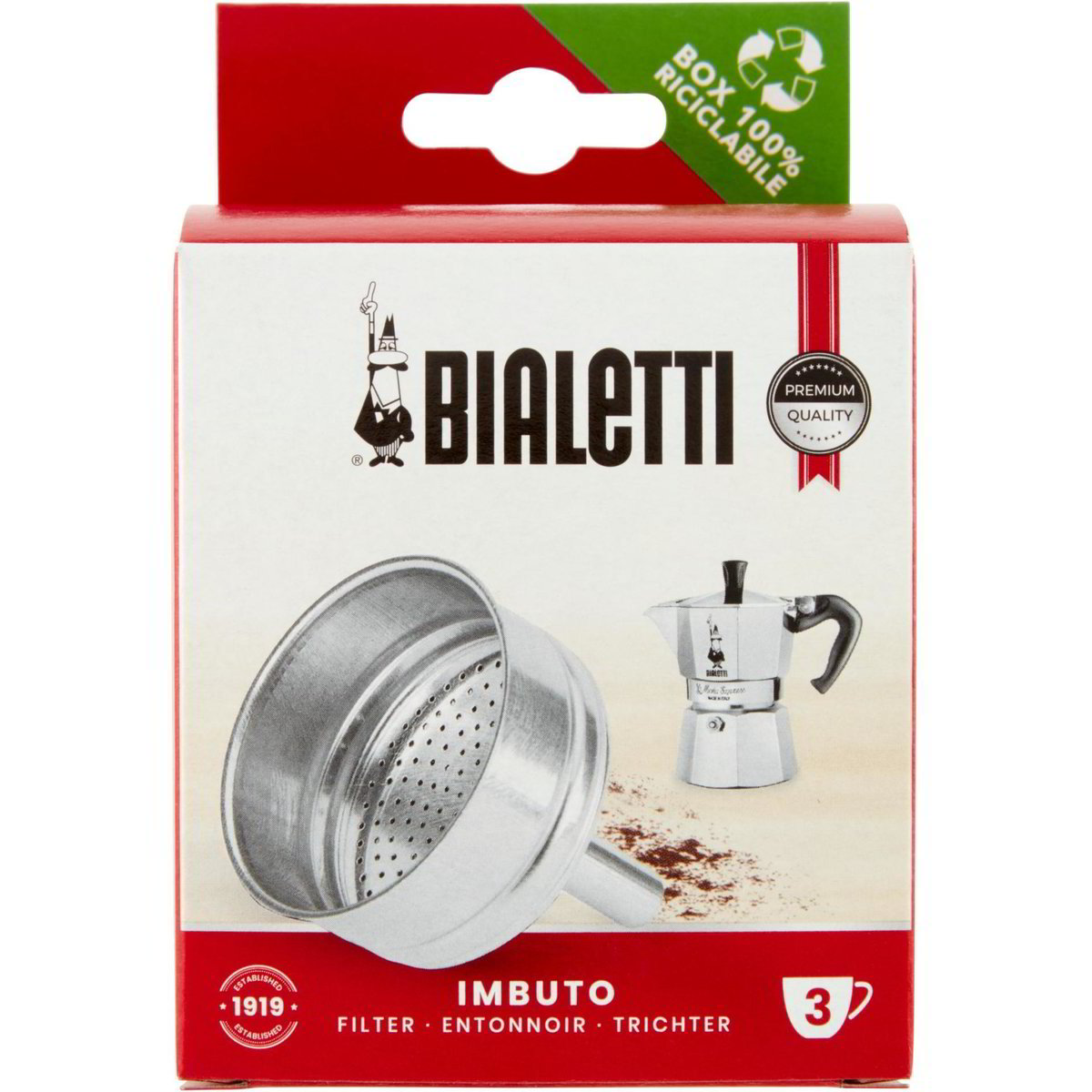 Filtro imbuto per moka 3 tazze BIALETTI 1 PZ - Coop Shop