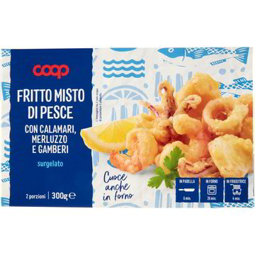 Fritto misto di pesce COOP 300 G - Coop Shop
