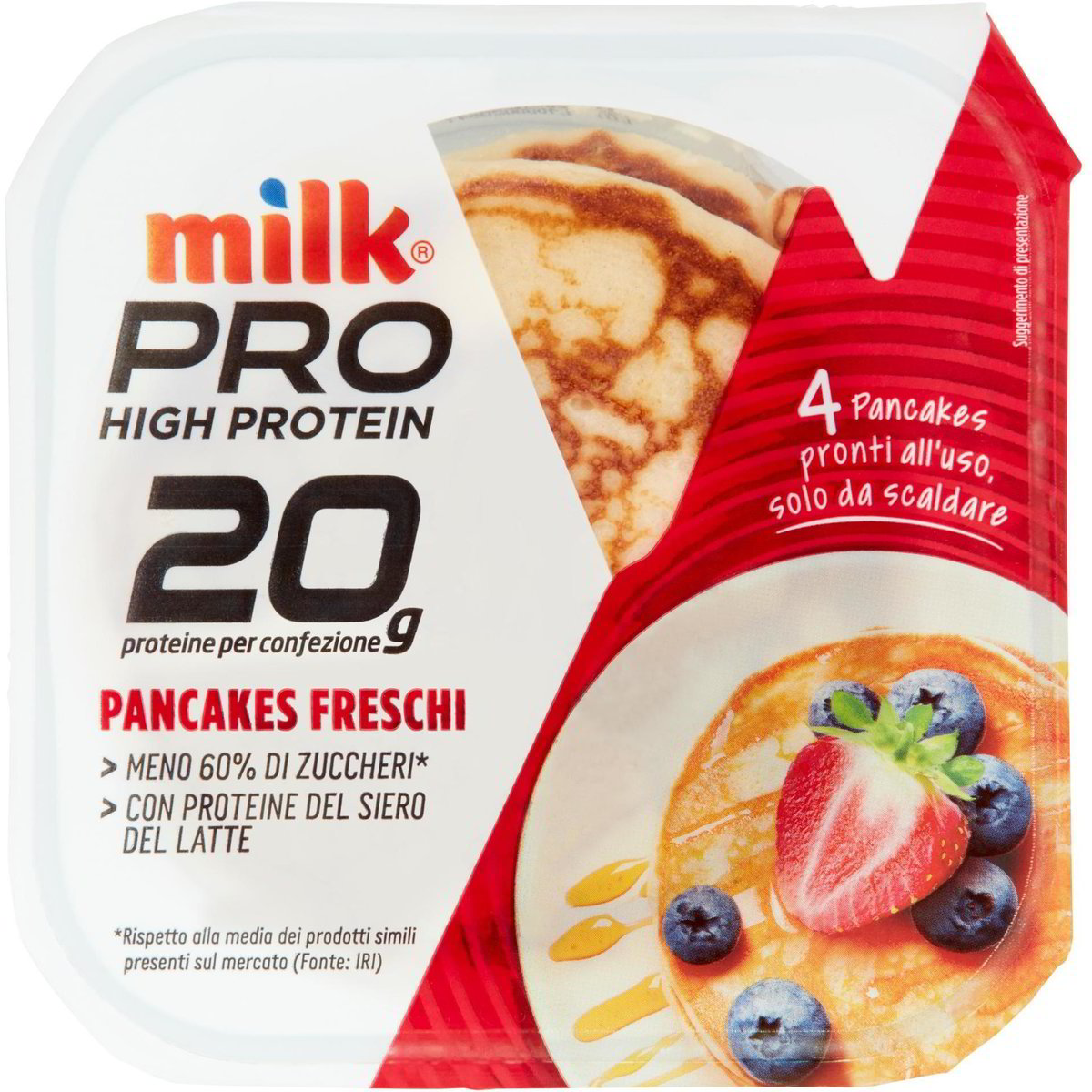Pancakes proteici x4 MILK 160 G - Coop Shop
