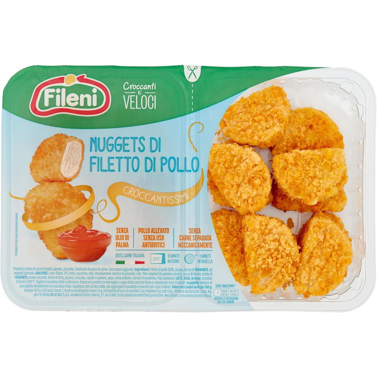 Nuggets di filetto di pollo FILENI 430 G - Coop Shop