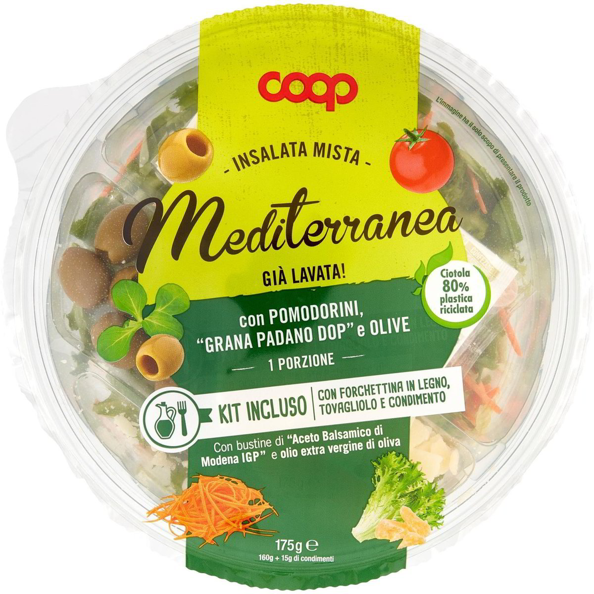 Insalata mista mediterranea COOP 175 G - Coop Shop