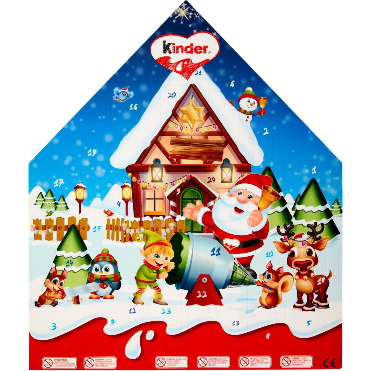 Calendario dell'avvento chalet kinder FERRERO 351 G - Coop Shop Calendario dell'avvento chalet kinder FERRERO 351 G - Coop Shop