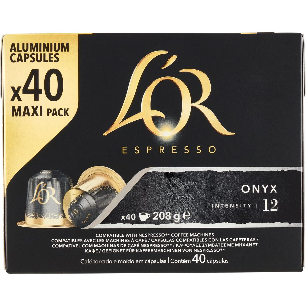 Capsule caffè espresso onyx JDE L'OR 208 GR - Coop Shop