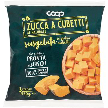 Zucca a cubetti al naturale COOP 450 G - Coop Shop