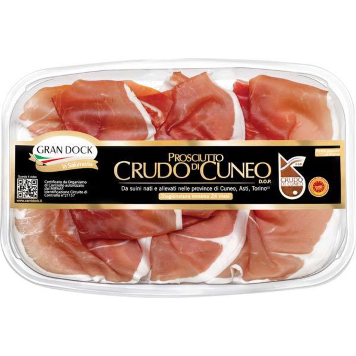 Prosciutto crudo di cuneo DOP 24 mesi GRAN DOCK 90 G - Coop Shop