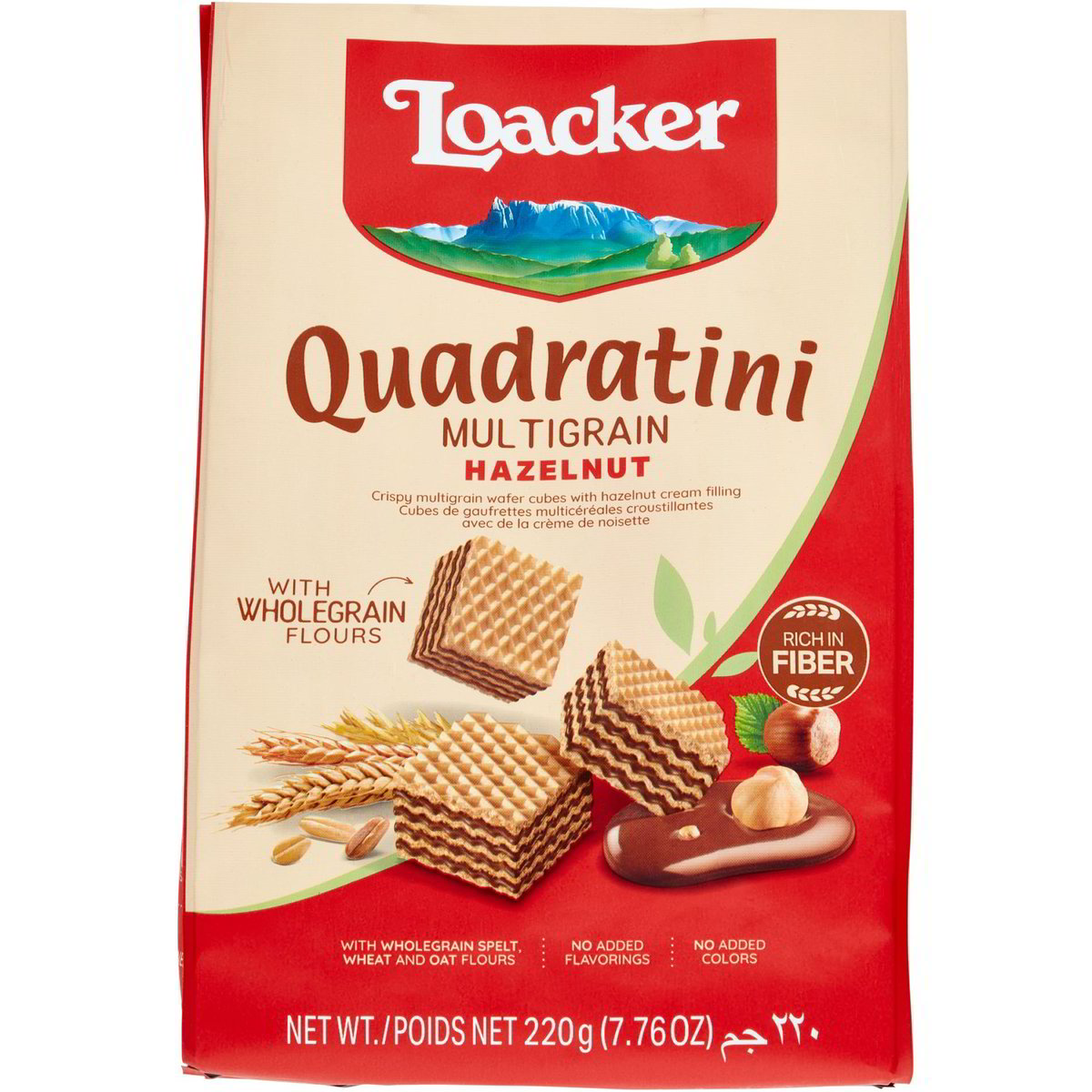 Wafer quadratini multigrain alla nocciola LOACKER 220 G - Coop Shop
