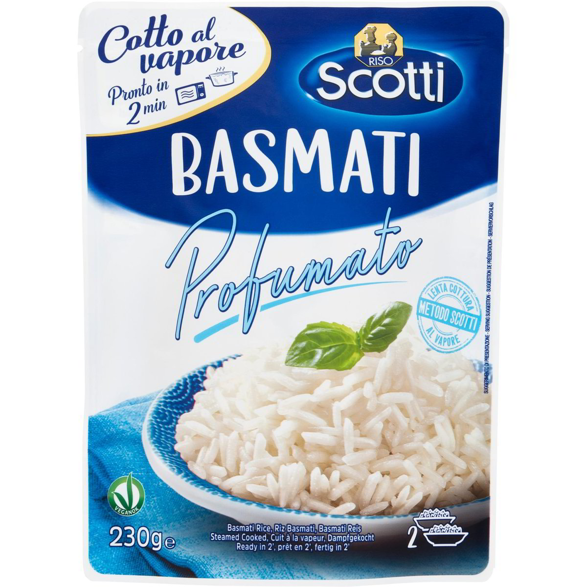 Riso basmati profumato cotto a vapore RISO SCOTTI 230 G - Coop Shop