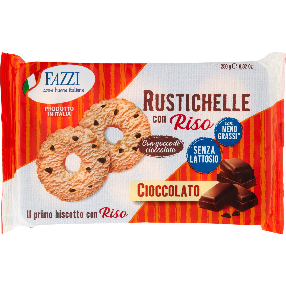 Biscotti rustichelle riso e gocce di cioccolato FAZZI 250 G - Coop Shop