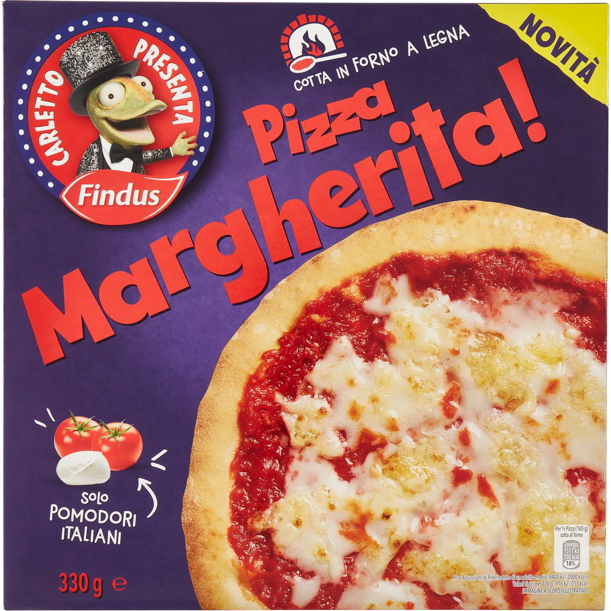 Pizza margherita carletto FINDUS 330 G - Coop Shop