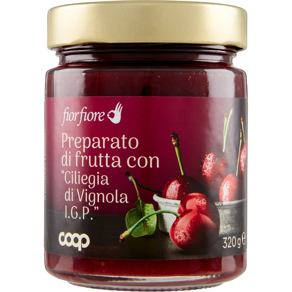 Confettura di ciliegia di vignola igp COOP - FIOR FIORE 350 G - Coop Shop
